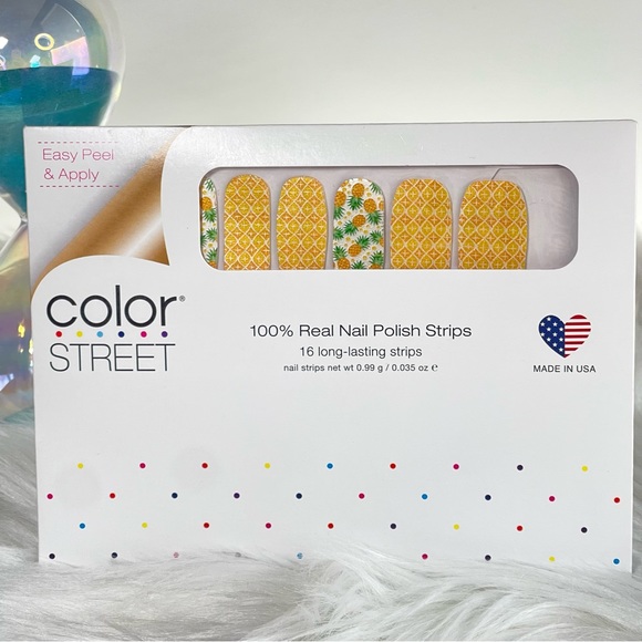 Color Street | Makeup | Color Street Pineapple Paradise Nail Strips ...